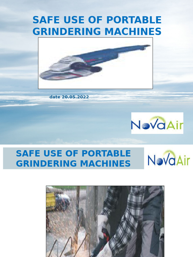 Use of Portable Grind | PDF | Grinding (Abrasive Cutting)