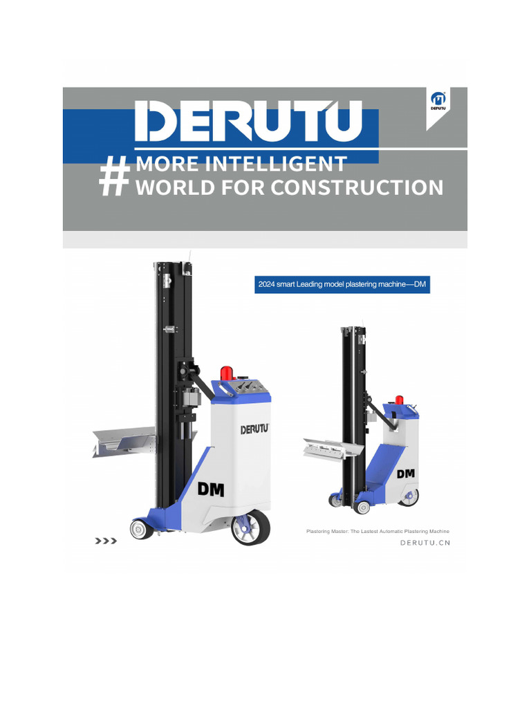 User Manual 2024 Newest Plastering Wall Machine - DM - Star | PDF ...