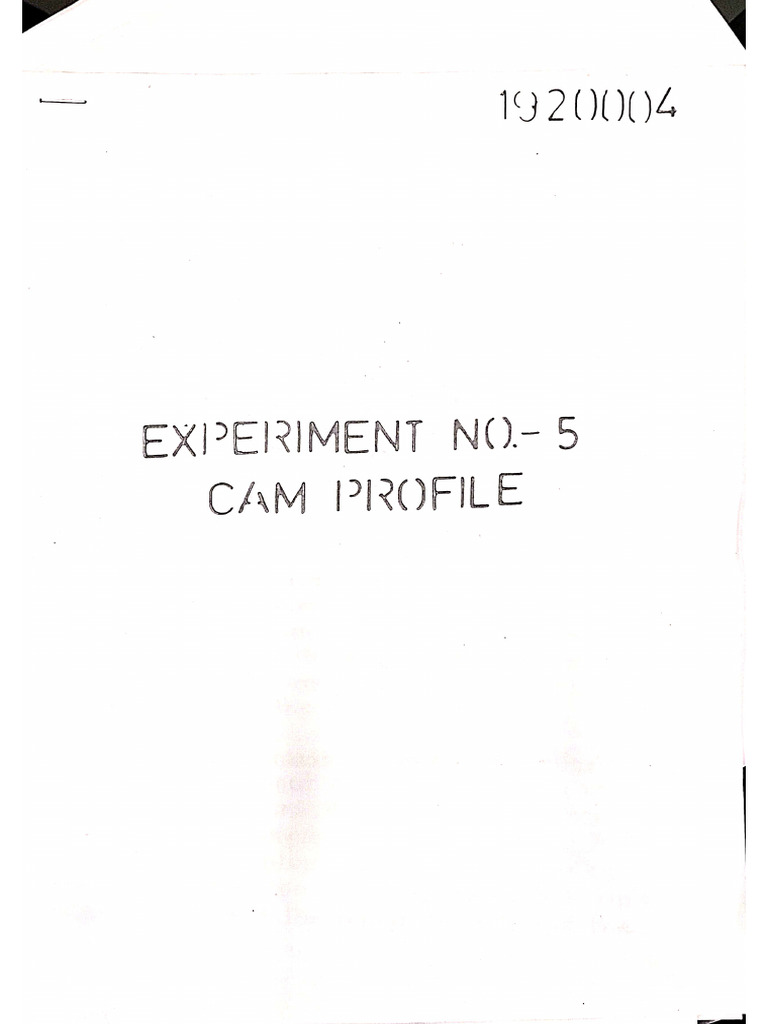 Tom Experiment 5 | PDF
