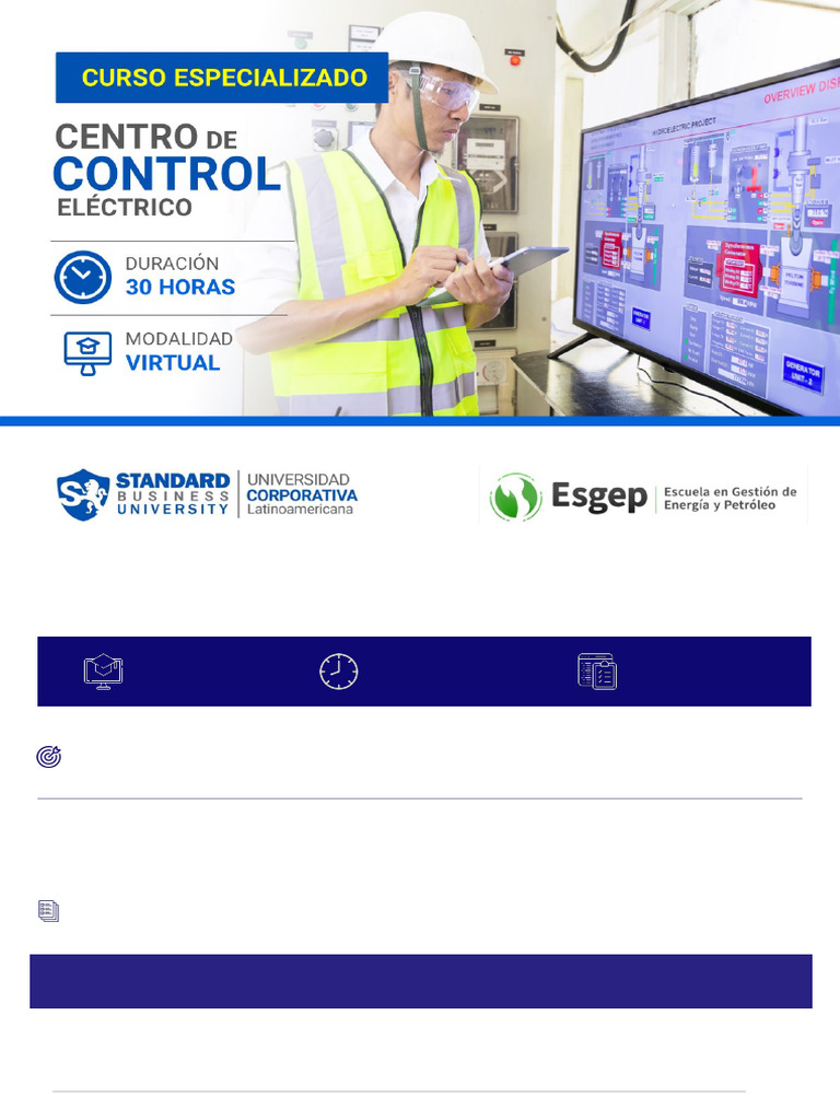 Temario Centro de Control Electrico | PDF | Ingenieria Eléctrica