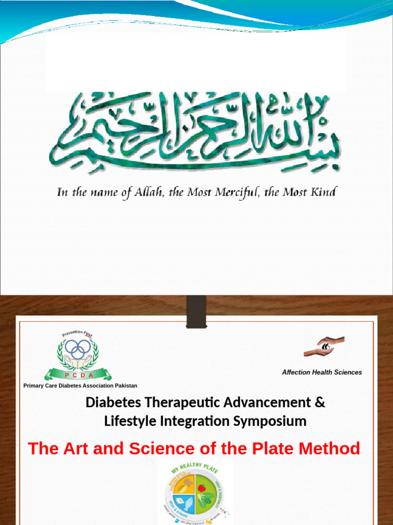 The Art and Science of The Plate Method - Final | PDF | Diabetes ...
