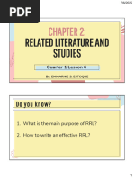Writing a Review of Related Literature | PDF | Open Access | Cognitive ...