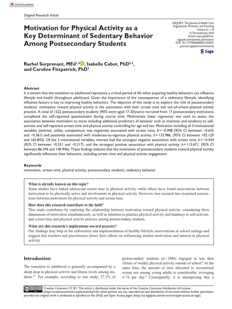 Motivation's Impact on Student Activity | PDF | Motivation | Motivational
