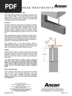 Ancon Head Restraints for Masonry Walls | PDF