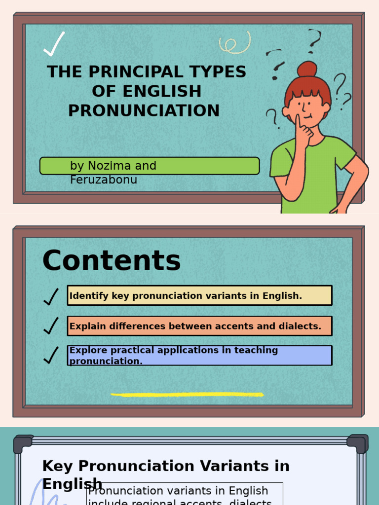 Key Variants in English Pronunciation | PDF | English Language | Stress ...