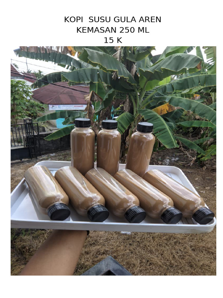 Kopi Susu Gula Aren | PDF