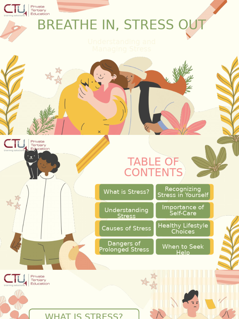 Managing Stress: Causes and Solutions | PDF | Stress (Biology) | Mental ...