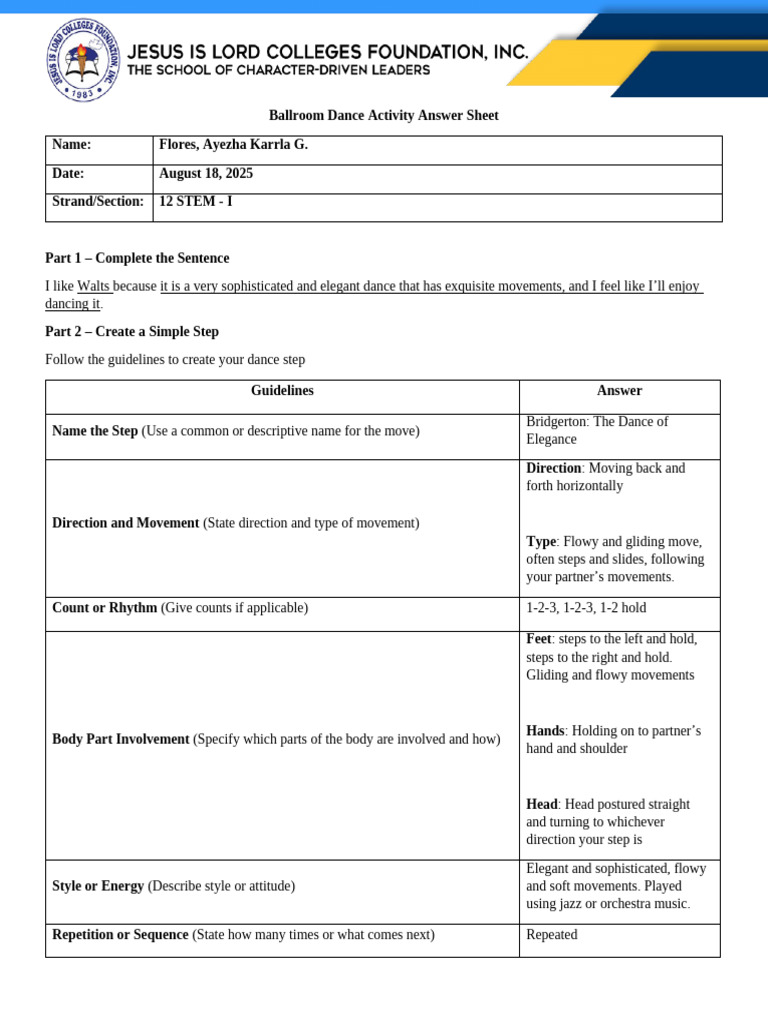 Ballroom Dance Activity Guide | PDF | Dances | Performing Arts