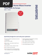 SolarEdge Inverter and Battery Compatibility | PDF | Electric Power