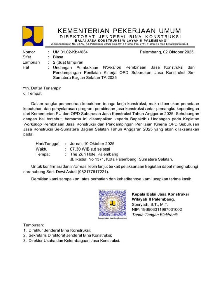 Surat Undangan | PDF