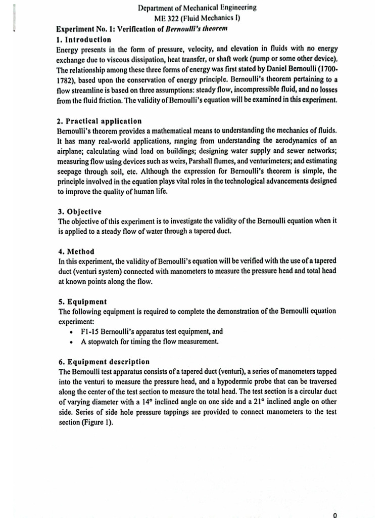 Fluid Lab Sheet | PDF
