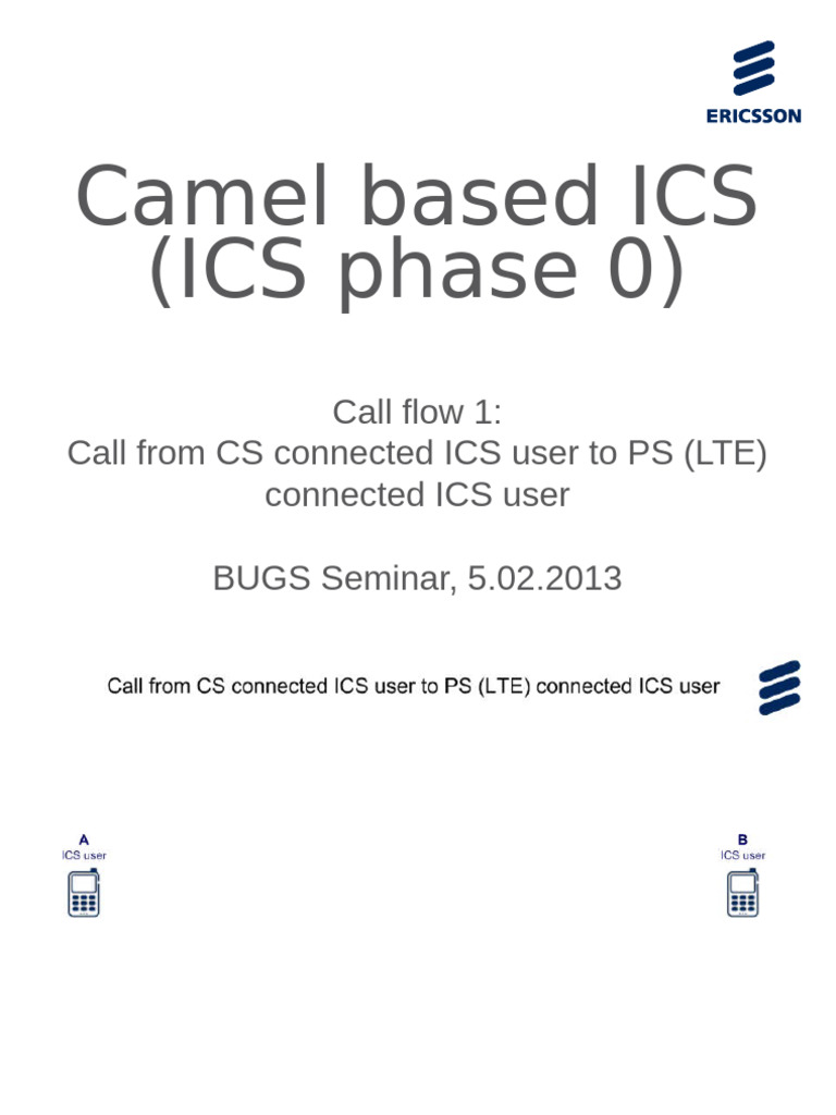 ICS Call Flow: CS to PS LTE Users | PDF | Ericsson
