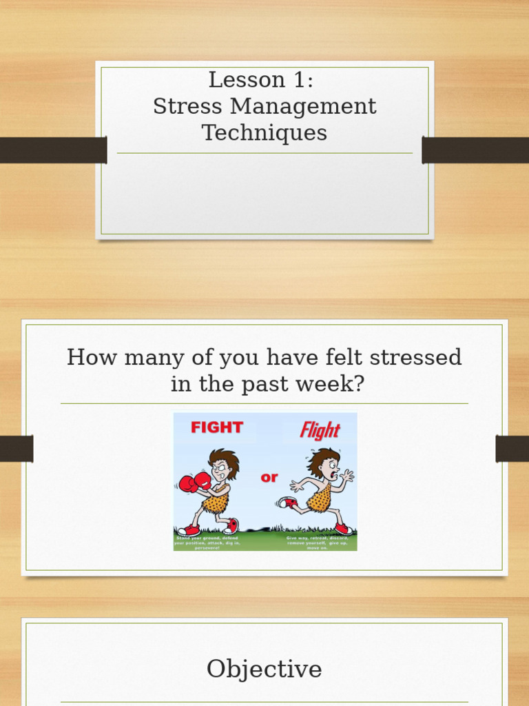 10min Lesson - Stress Management | PDF