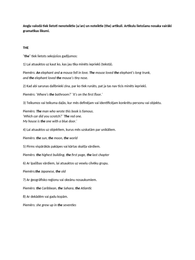 Articles Rules | PDF