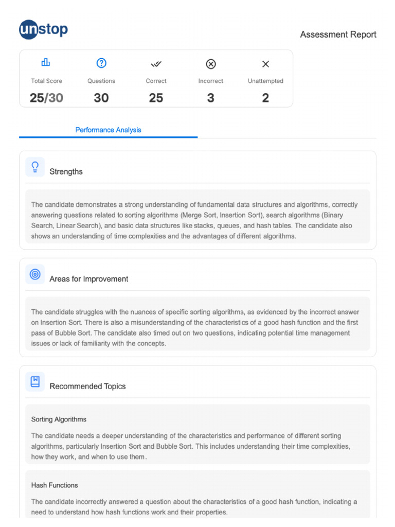 Assessment Report | PDF