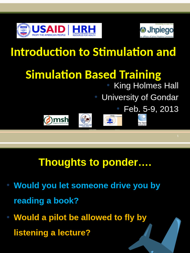 Simulation in Health Profession | PDF | Simulation | Learning