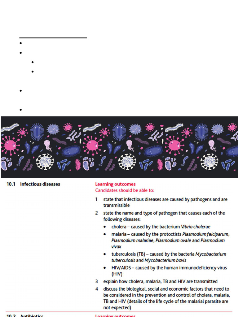 Infectious Diseases: Causes, Transmission, and Antibiotic Resistance ...
