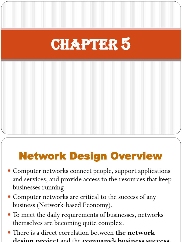 Chapter 5. Network Design and Implementation | PDF | Computer Network | Network Switch