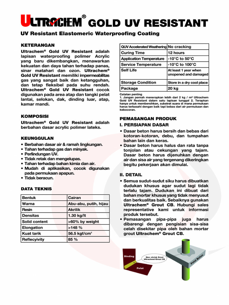 Ultrachem - Gold Uv Resistant | PDF