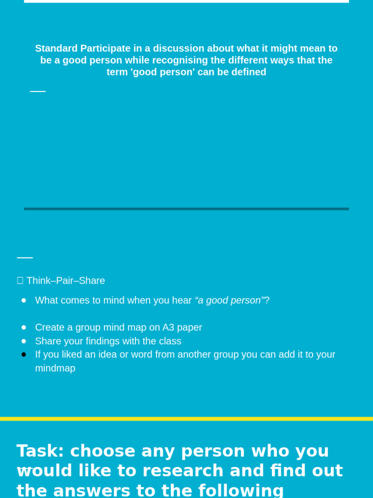 Good Peson - Bad Person | PDF