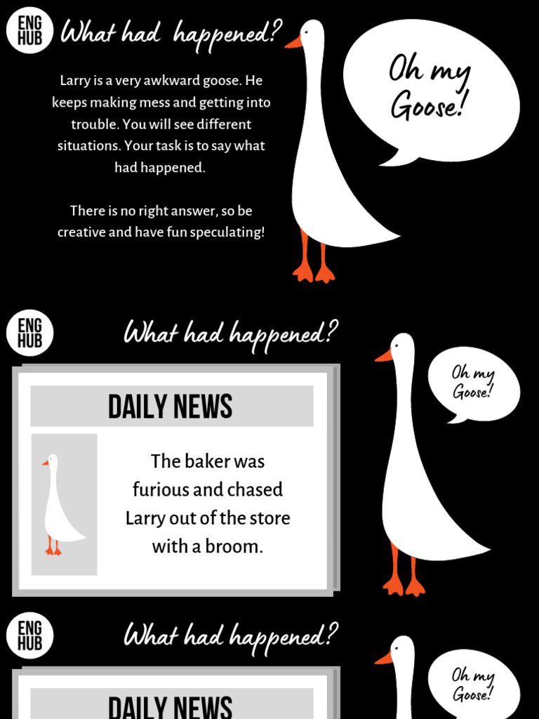 B1-B2 Oh My Goose! What Had Happened. | PDF