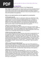 Sixth Form Interview Preparation Guide | PDF