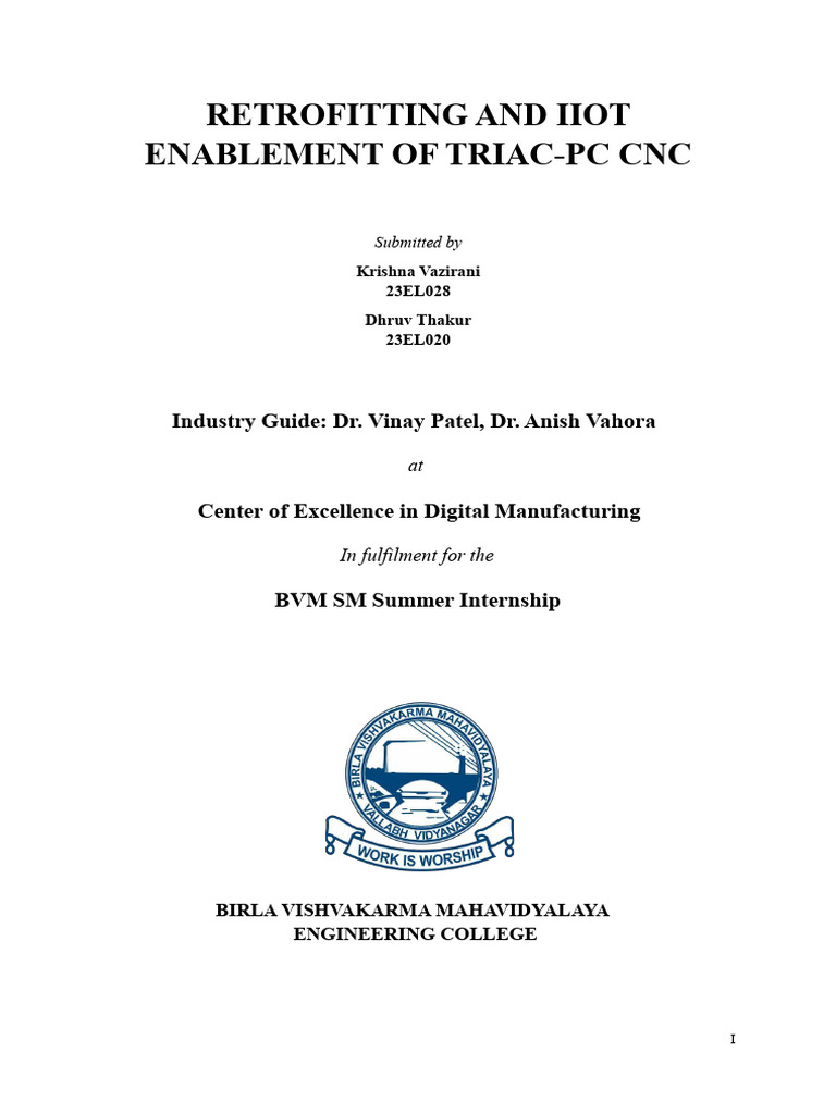 Retrofitting Report Merged | PDF | Programmable Logic Controller ...