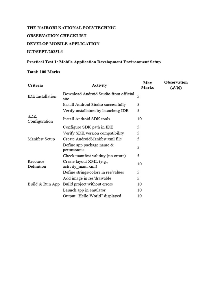 Mobile App Assignment One | PDF | Mobile App | Android (Operating System)