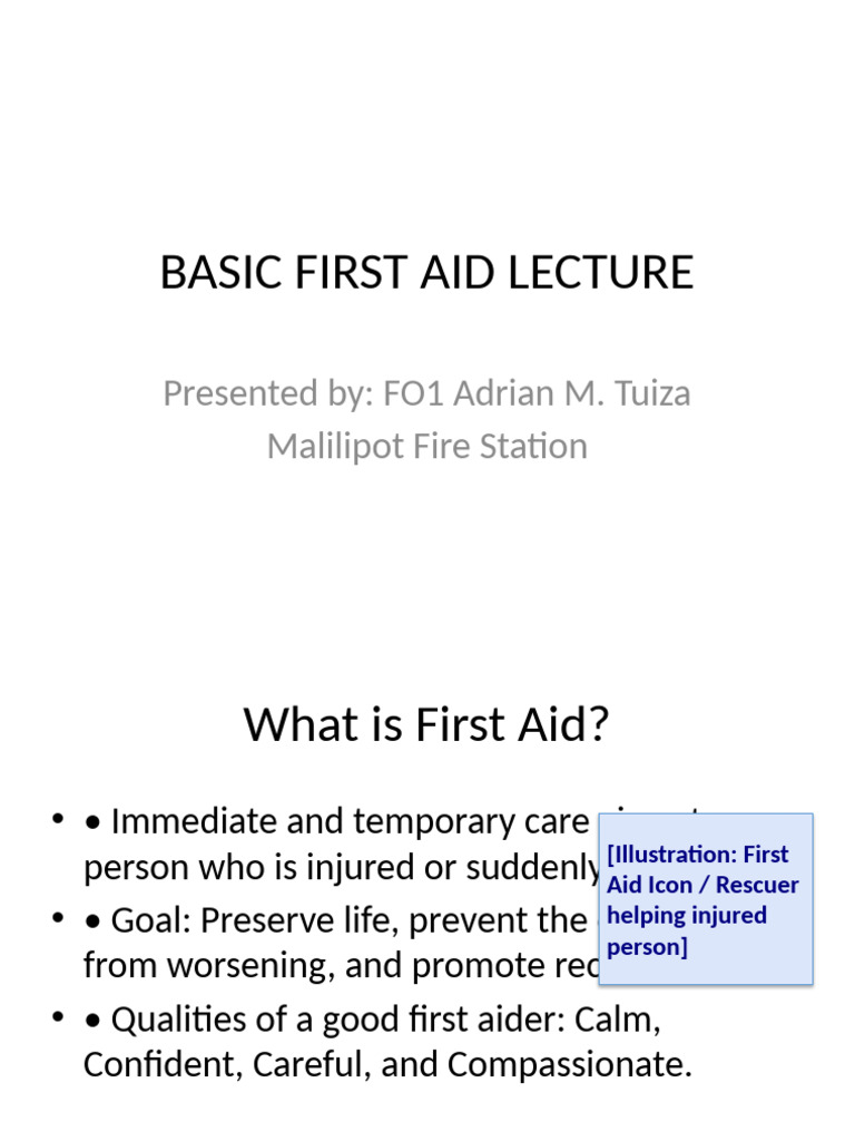 Essential First Aid Basics Guide | PDF | First Aid | Cardiopulmonary ...
