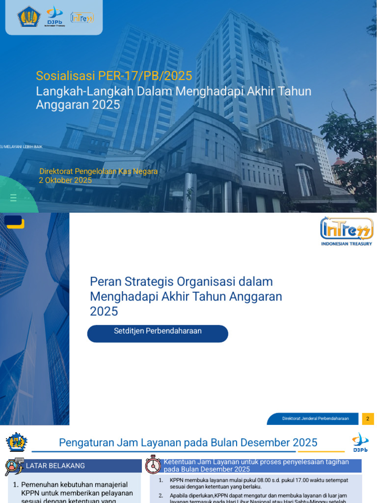 Bahan Sosialisasi Perdirjen LLAT 2025 Ke KPPN - 012025 - 15.00 | PDF