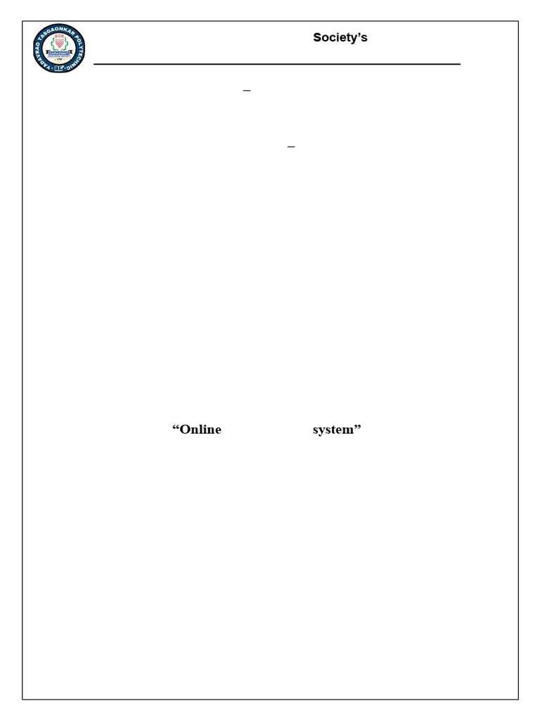 Oops Micro Project Fromat | PDF