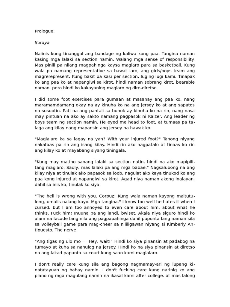 I Hate You - Prologue | PDF