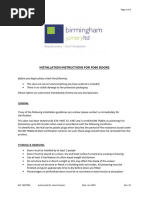 Halspan FD60 Fire Door Technical Manual | PDF | Door | Plywood