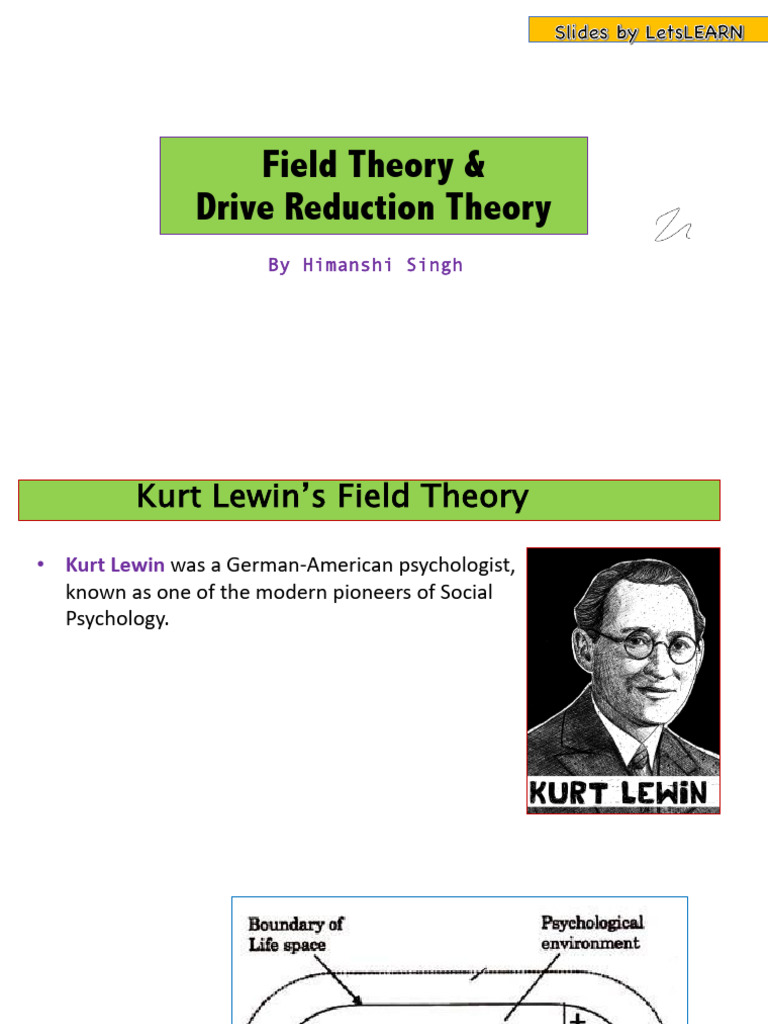 8 36104field Theory & Drive Reduction Theorycrwill | PDF