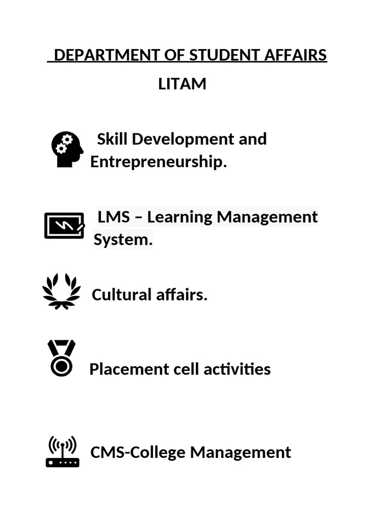 Department of Student Affairs | PDF