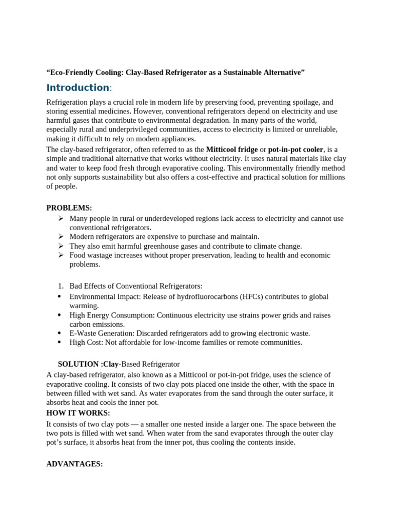 Mitticool Refrigerator Maintenance Tips | PDF | Refrigerator | Natural ...