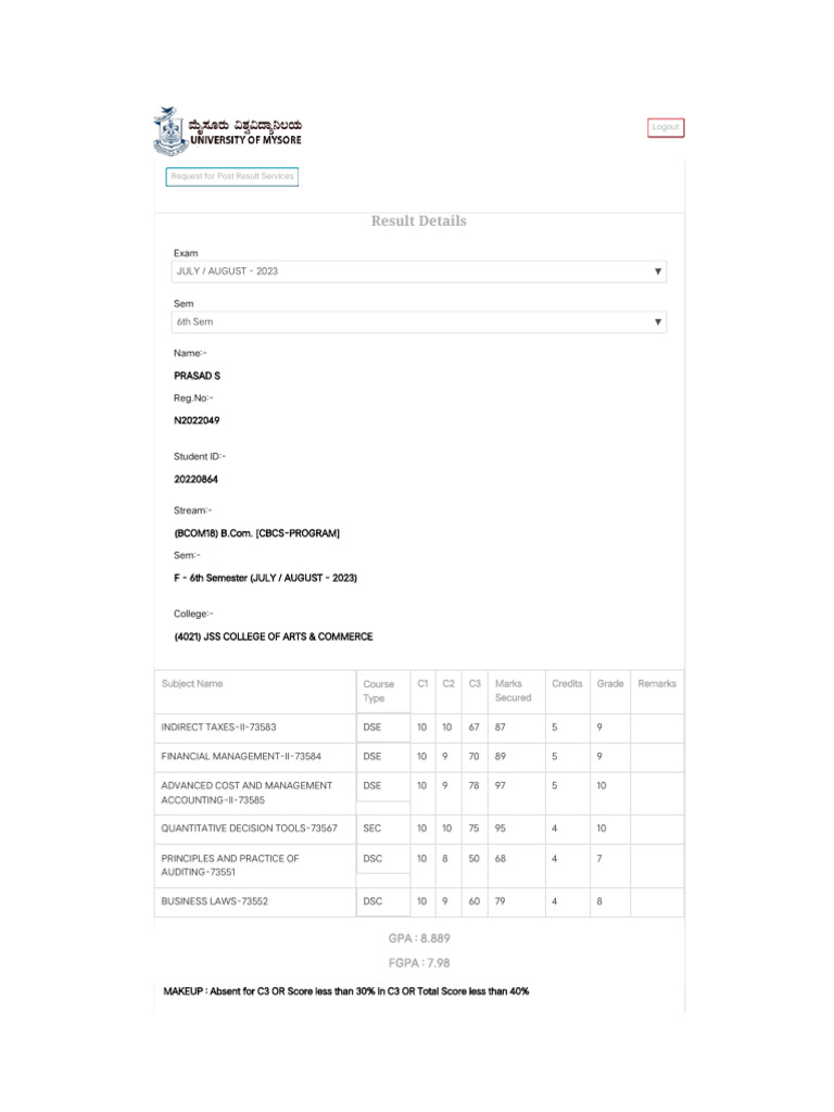 Assessment Sheet UOM-Results | PDF | Student Assessment And Evaluation ...