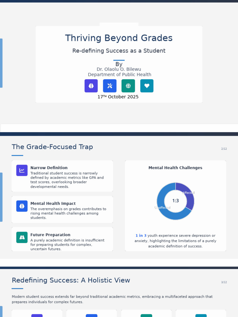 Thriving Beyond Grades - Re-Defining Success As A Student | PDF ...