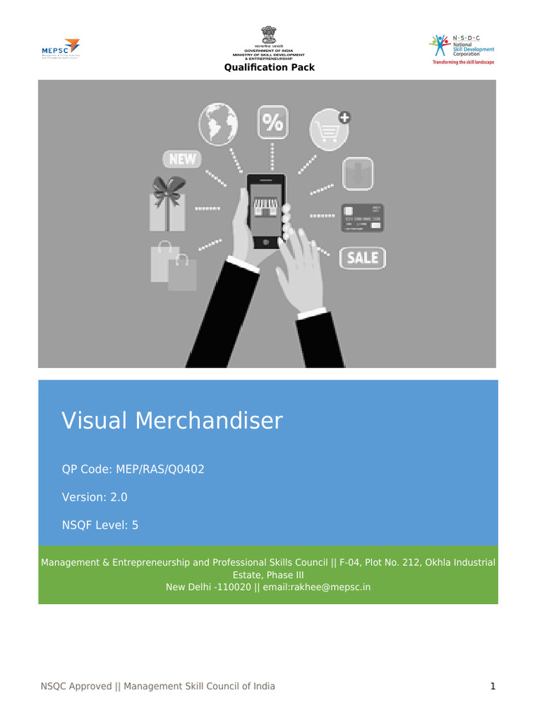 MEP RAS Q0402 v2.0 Visual Merchandiser | PDF | Merchandising | Brand