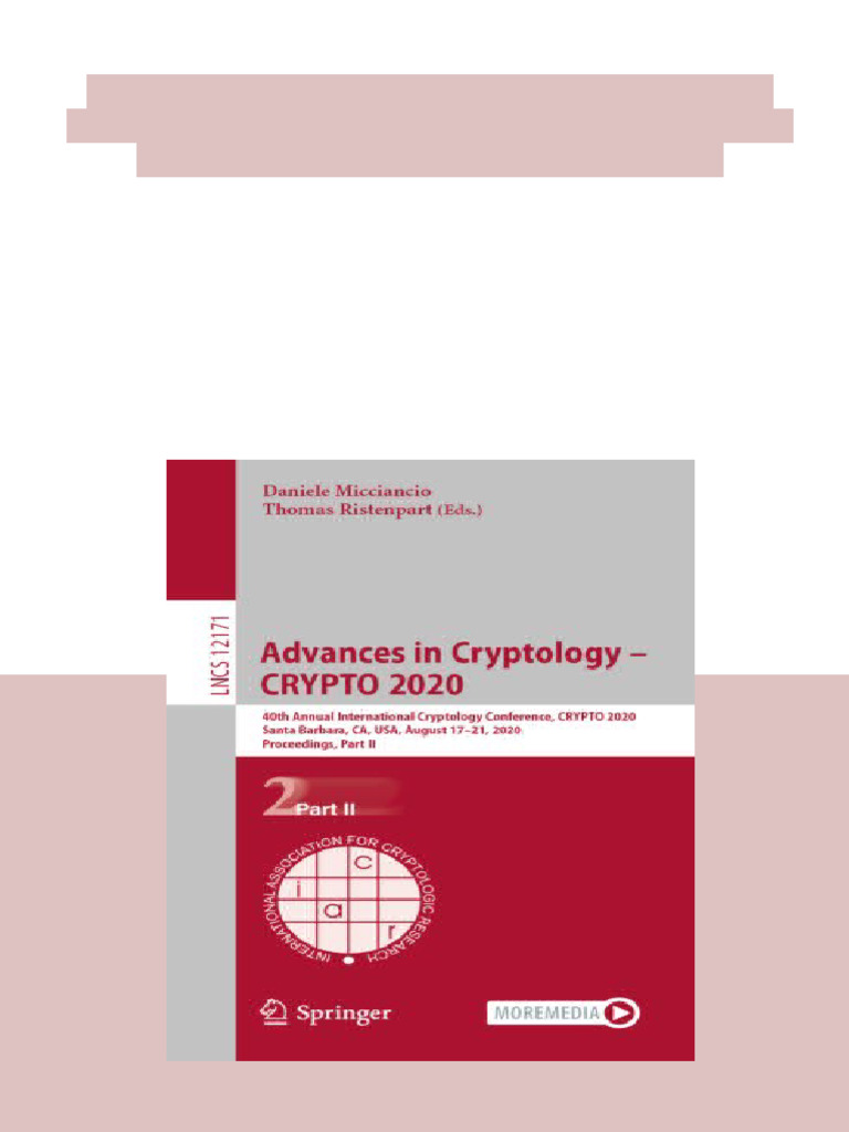 Advances in Cryptology CRYPTO 2020 40th Annual International Cryptology ...