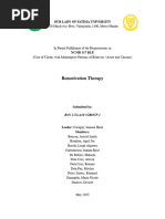 Remotivation Therapy Techniques Explained | PDF | Psychotherapy | Patient