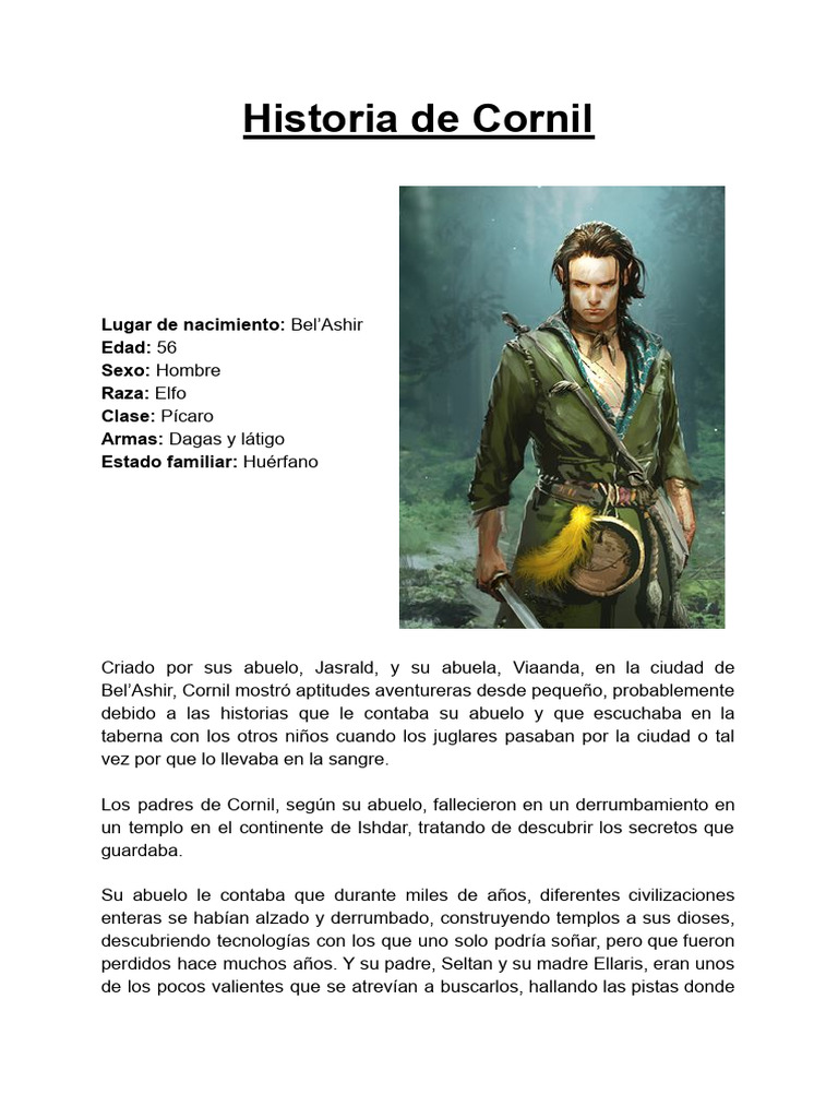 Historia de Cornil | PDF