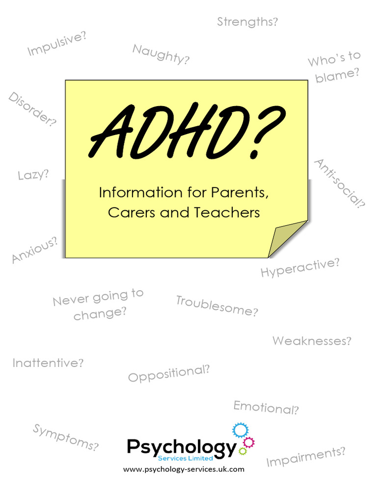 Understanding ADHD: A Guide for Parents | PDF | Attention Deficit ...
