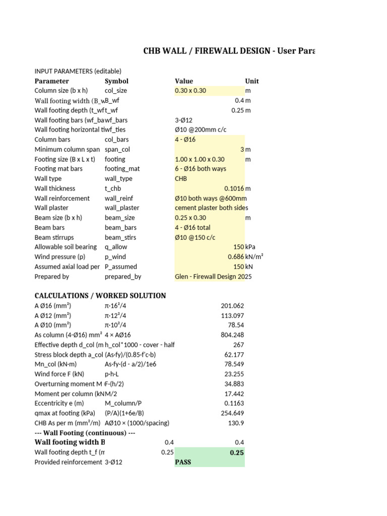 CHB Firewall Design Specifications | PDF | Mechanical Engineering ...