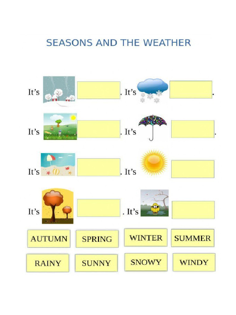 Seasons Weather | PDF