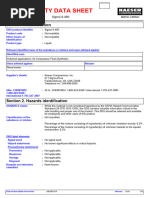 Kaeser Sigma Fluid S-460 Safety Data Sheet | PDF | Dangerous Goods | Waste