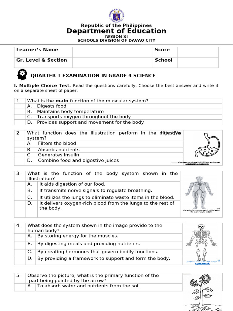 Science - g4 Matatag Quarter2 TQ F4size | PDF | Foods | Herbivore