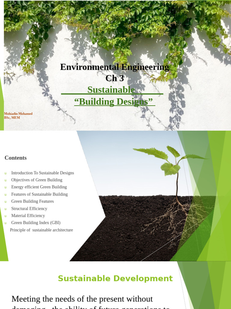 Sustainable Building Design Principles | PDF | Green Building | Waste ...