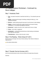 Detention Reflection Sheet Template | PDF