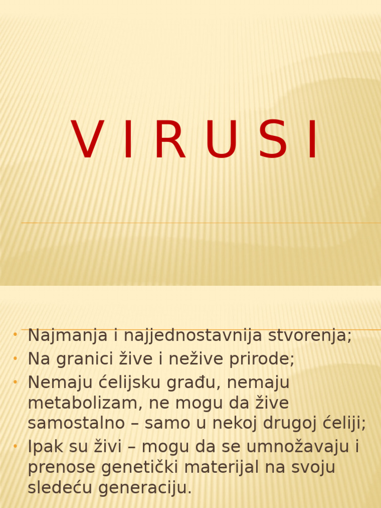 Virusi | PDF